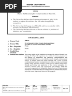 PATH-FIT 4 Course Syllabus | PDF | Physical Fitness | Educational ...