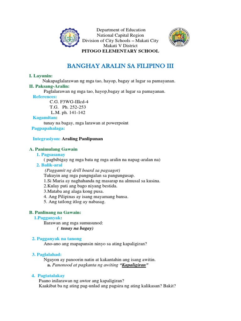 COT 3rd Grading | PDF