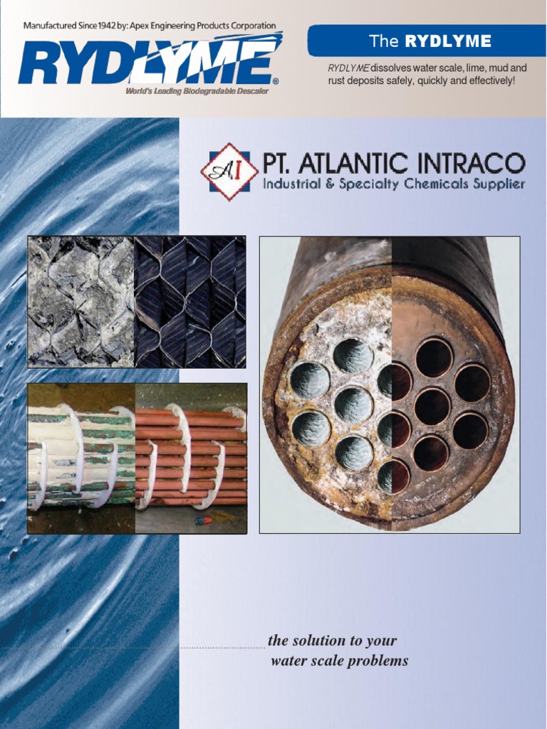 Rydlyme: The Solution To Your Water Scale Problems | PDF | Water ...