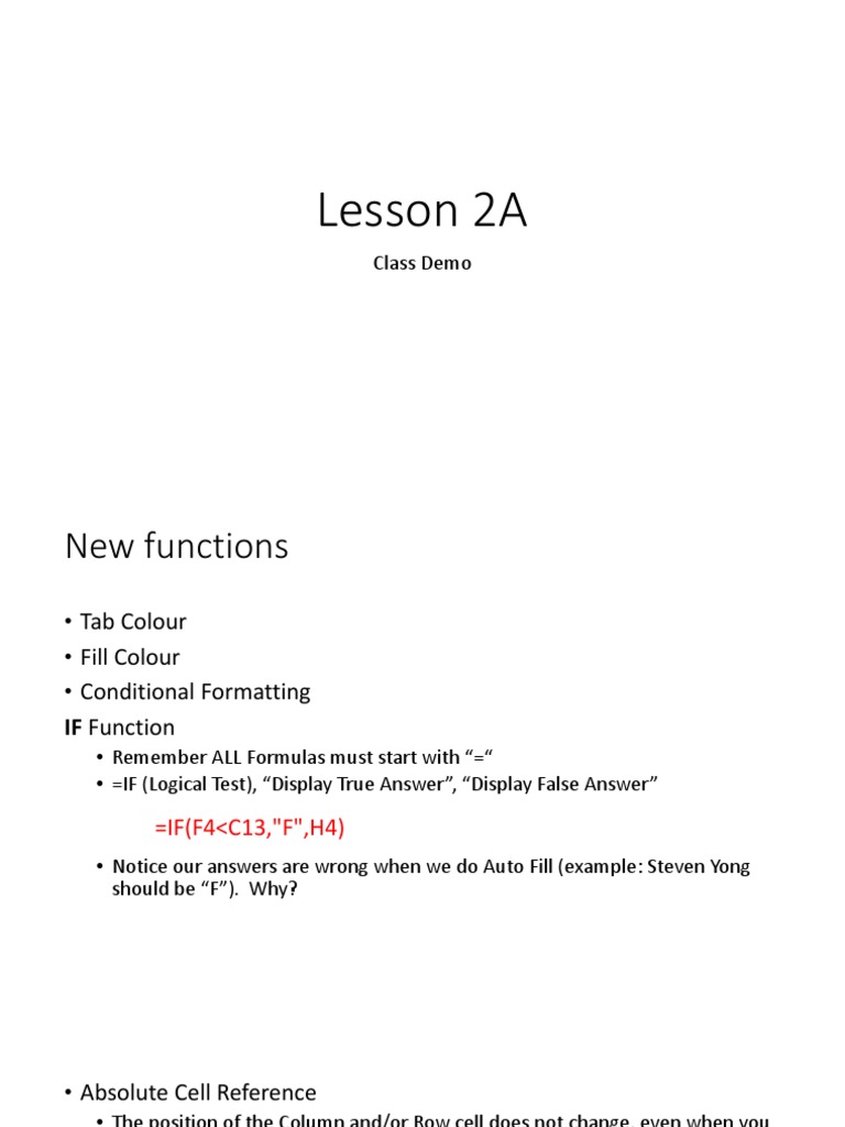 Lesson 2A | PDF
