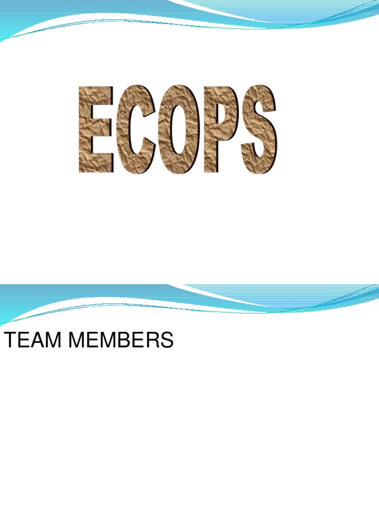 Ecops | PDF | Operating System | Police