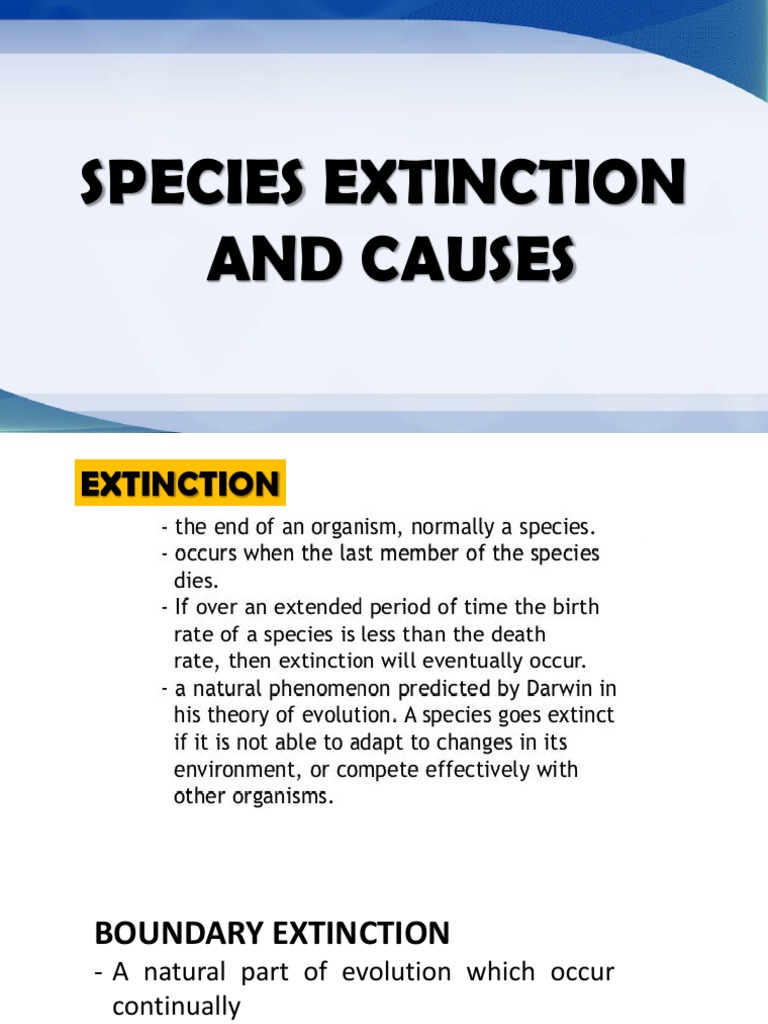 Top 10 Causes of Species Extinction | PDF | Genetic Diversity | Extinction