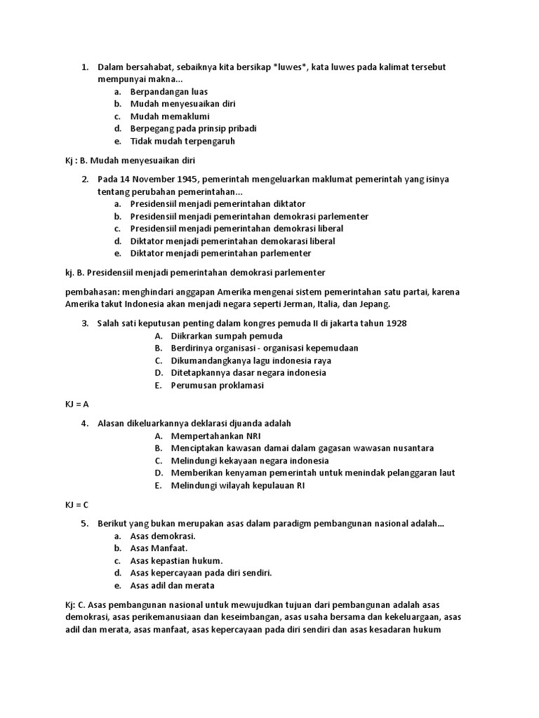 Latihan Soal STAN | PDF