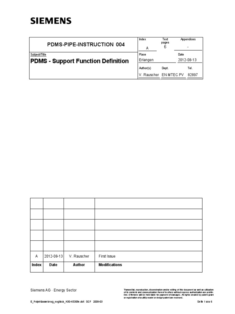 PDMS - Support Function Definition | PDF | Intellectual Works | Computing