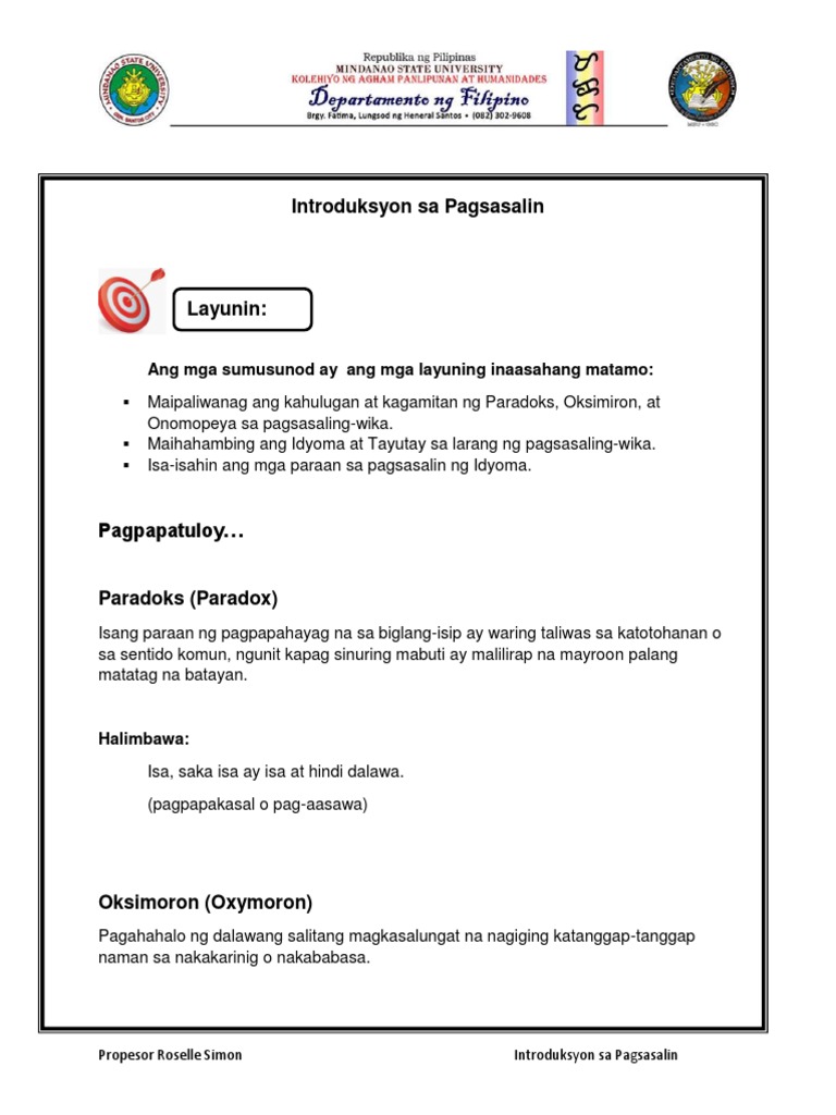 Pagsasalin Written Report | PDF