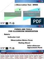 Classroom Observation Tools | PDF | Learning | Teachers