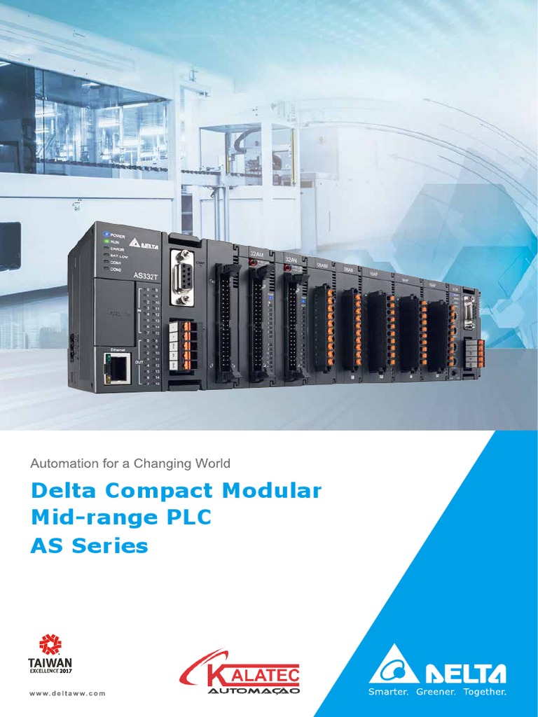 Delta AS Series Compact Modular PLC | PDF | Programmable Logic ...