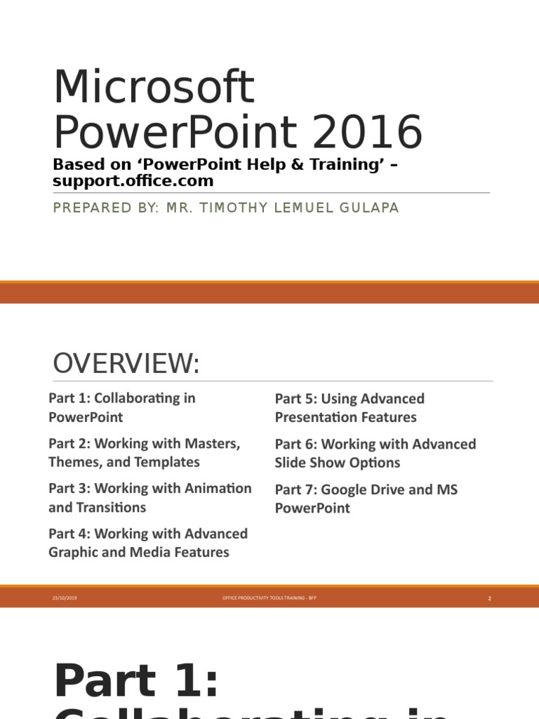 Microsoft PowerPoint 2016 | PDF | Hyperlink | Web Page