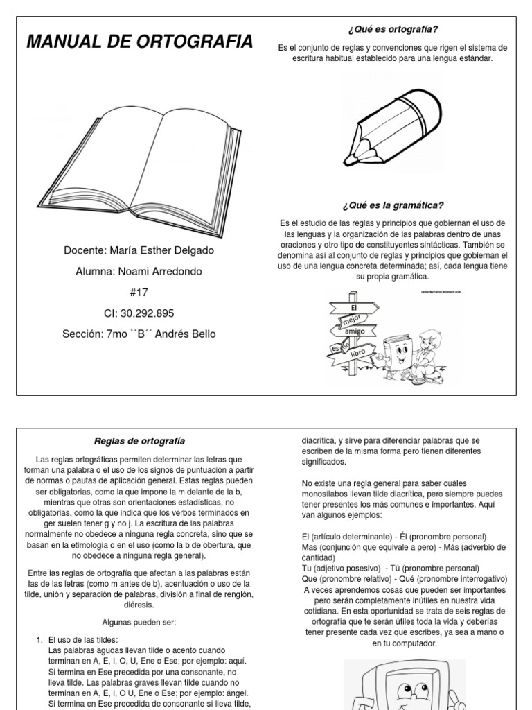 Manual de Ortografia | PDF | Alfabeto | Ortografía