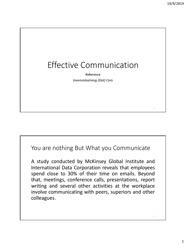 7Cs of Effective Communication | PDF | Communication