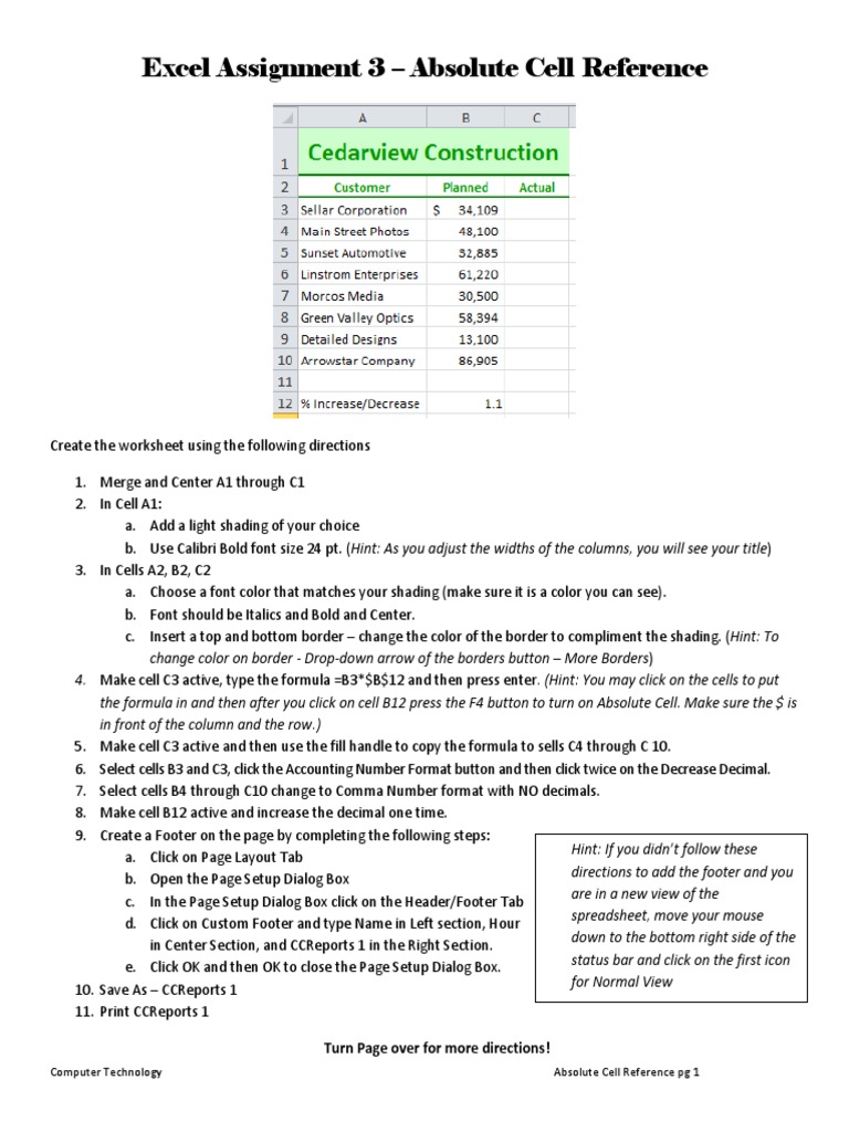 Excel Assignment 3 | Spreadsheet | Text | Free 30-day Trial | Scribd