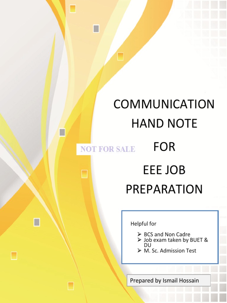 Communication Hand Note For EEE Job Preparation | PDF | Transmission ...