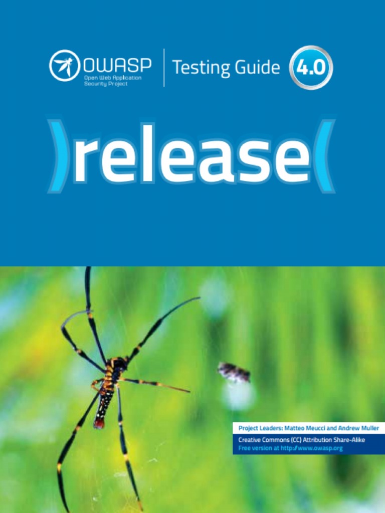 OWASP Testing Guide V4 PDF | PDF | Information Security | Vulnerability ...