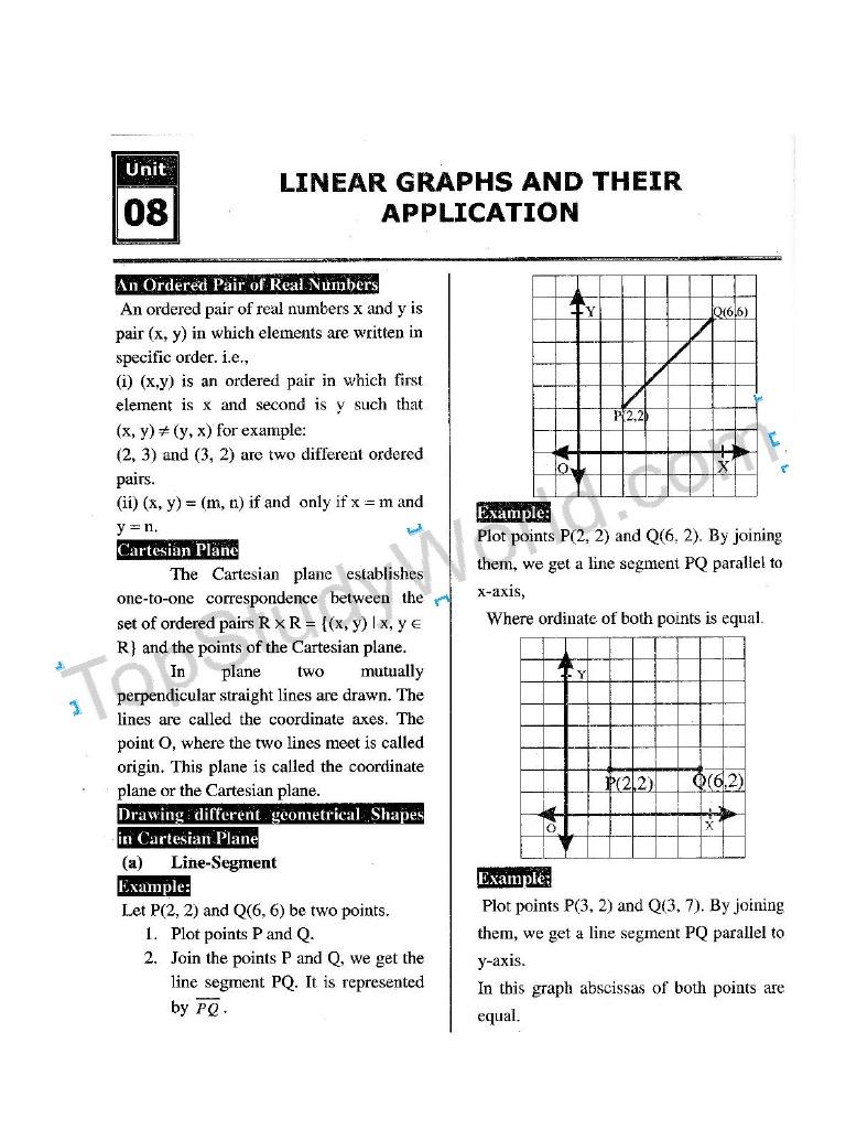 Chapter 8 Linear Graphs Their Application | PDF
