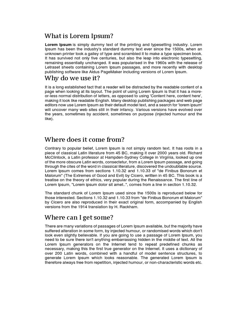 What Is Lorem Ipsum?: Lorem Ipsum Is Simply Dummy Text of The Printing ...