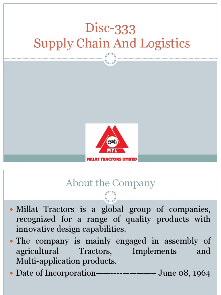 Supply Chain Management Project | PDF | Supply Chain | Business Process ...