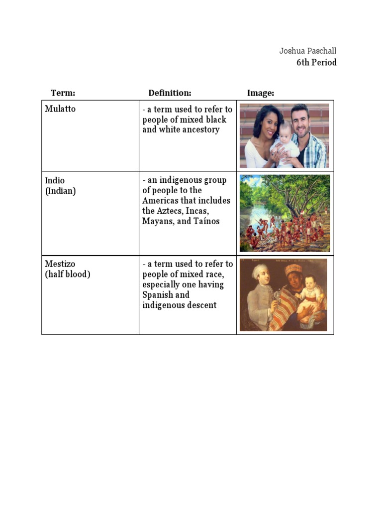 An Informative Guide to Understanding Mixed Ancestry Terms: Mulatto ...