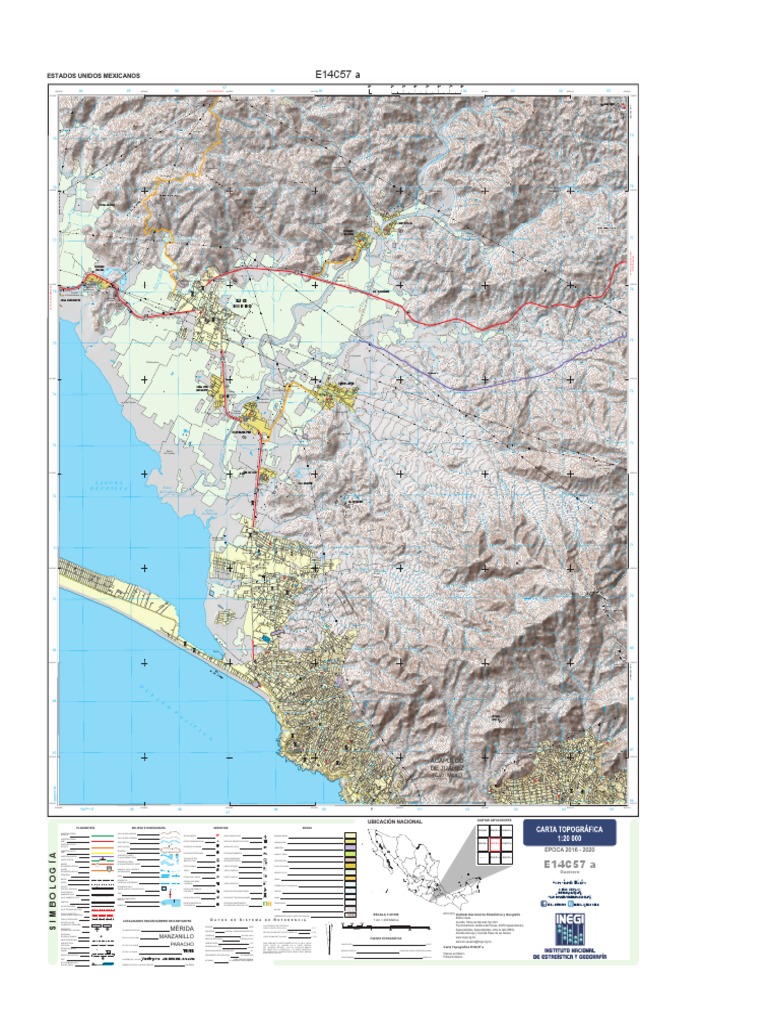 Carata Topografica Acapulco | PDF