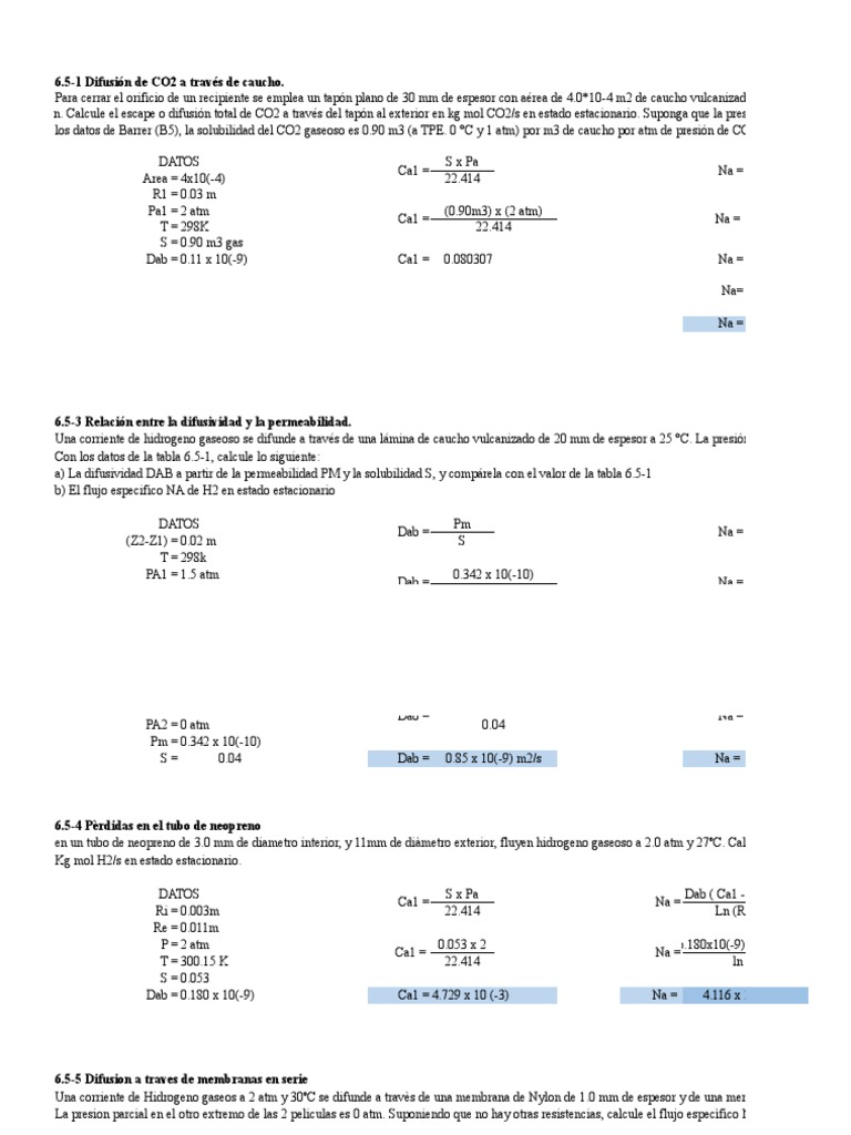Ejercicios Ingenieria II | PDF | Pascal (Unidad) | Gases