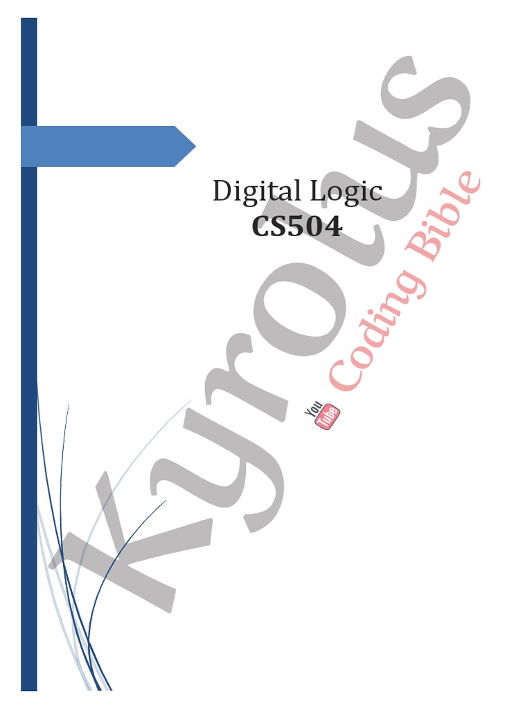 CS 504 (Lec1 and Lec2) | PDF | Digital Electronics | Digital To Analog ...
