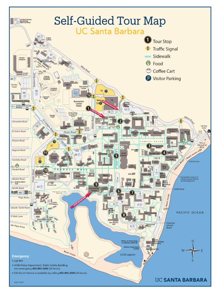 Self Guided Campus Tour Map | PDF | Students | Further Education