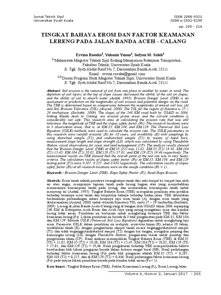 Tingkat Bahaya Erosi | PDF | Erosion | Soil Science