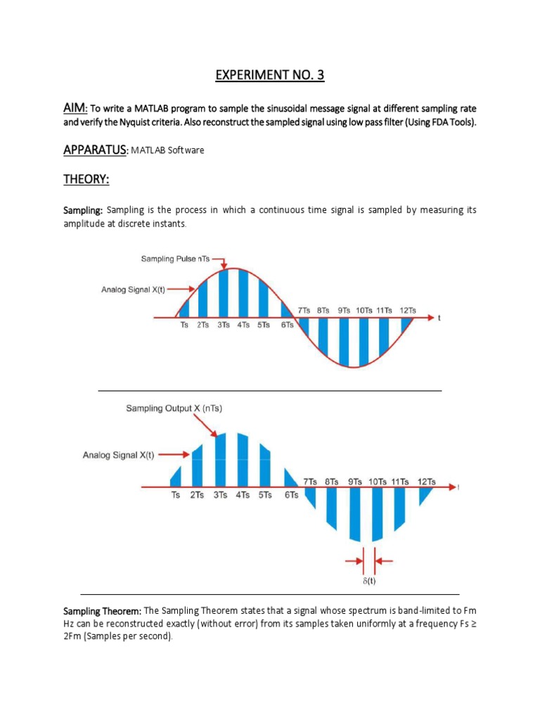 Matlab Sampling | PDF