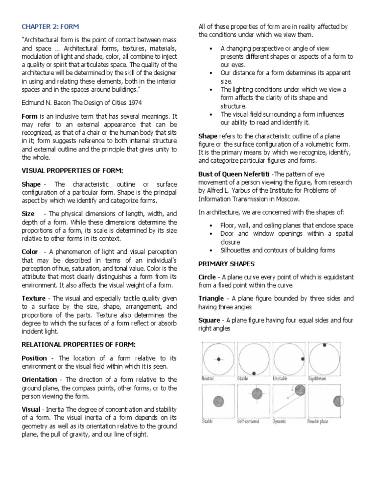 Form and Space | PDF | Shape | Line (Geometry)