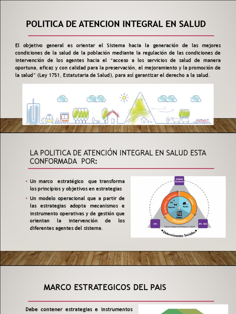 Diapositivas Politica de Atencion Integral en Salud | PDF | Vulnerabilidad | Salud y bienestar
