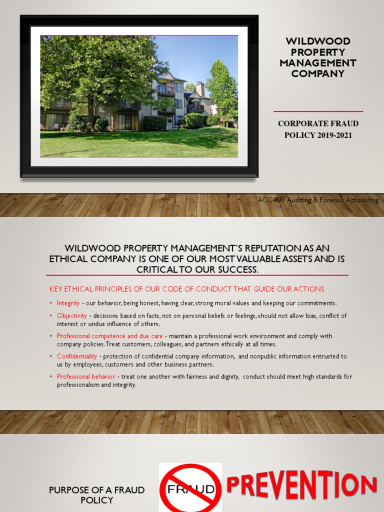 Corporate Fraud Policy | PDF | Fraud | Corruption