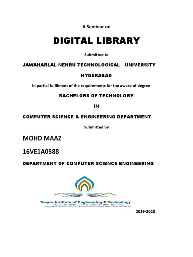 Documentation of Digital Library | PDF | Digital Library | Web Search ...
