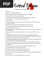 100 DND Curse List | PDF