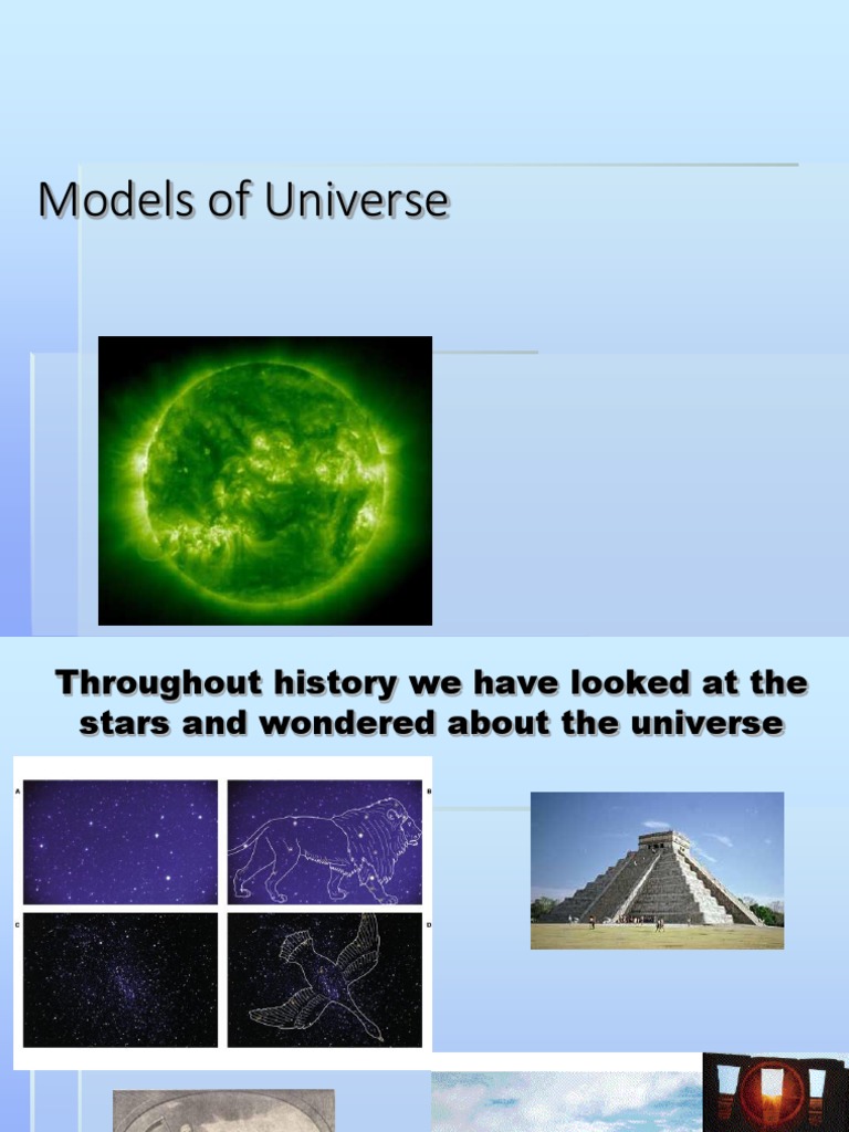 Models of The Universe | PDF | Heliocentrism | Galileo Galilei
