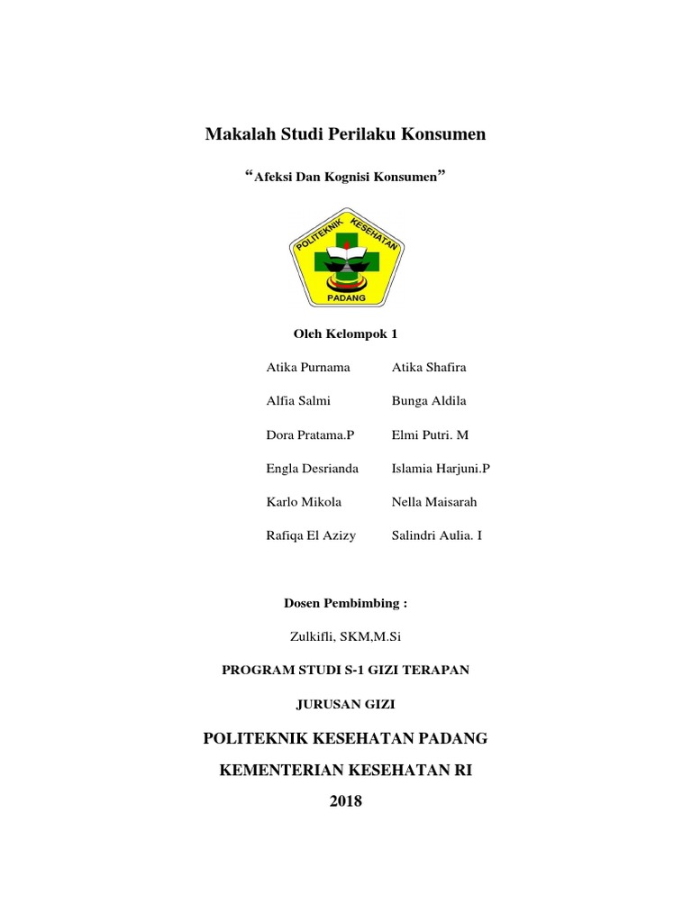 SPK KEL 1 - Afeksi Dan Kognisi Konsumen | PDF