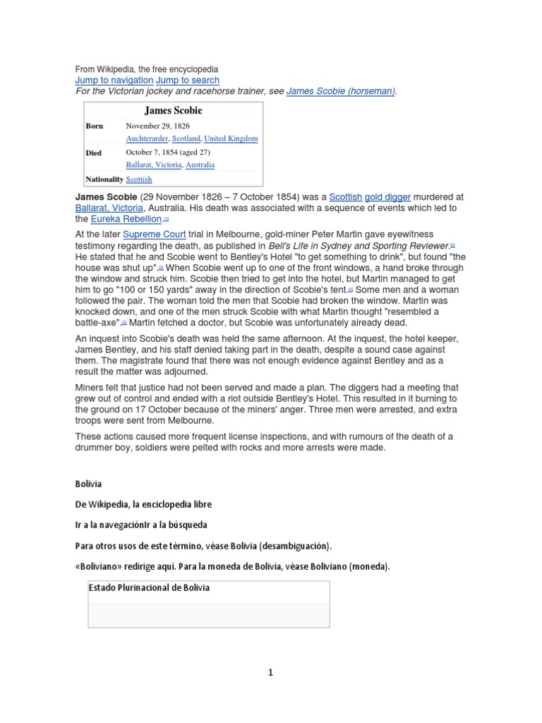 James Scobie: For The Victorian Jockey and Racehorse Trainer, See | PDF