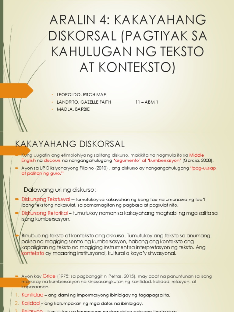 Report in Filipino | PDF