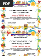Batang Masipag Award Batang Maaasahan Award | PDF