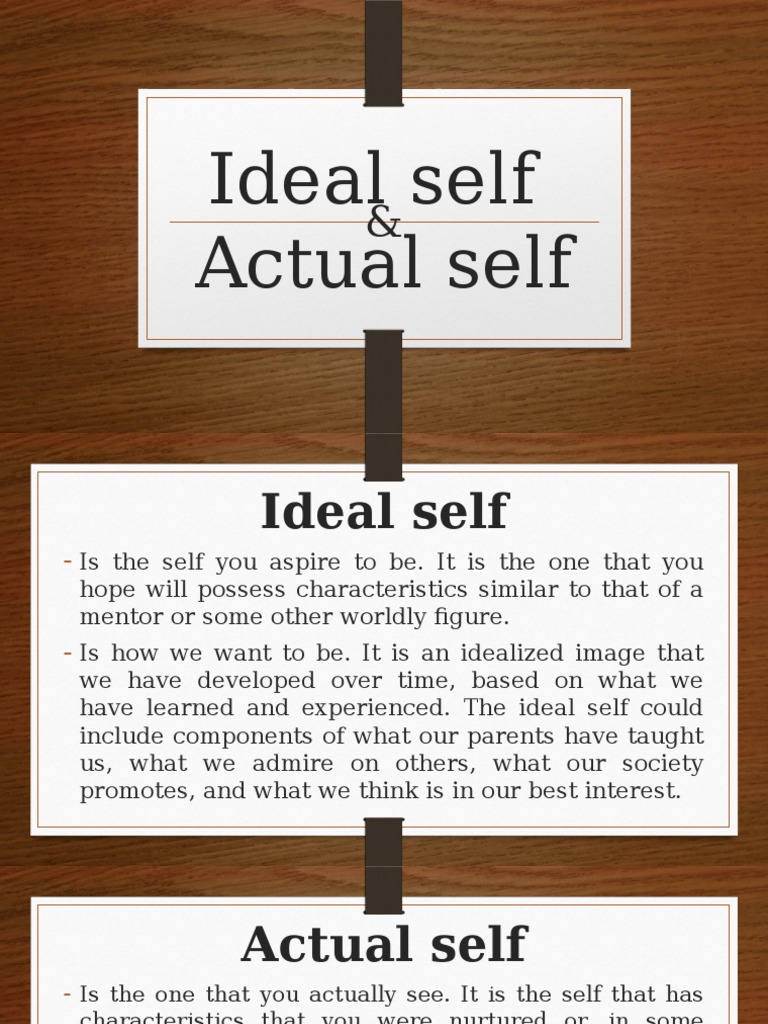 Ideal Self and Actual Self | PDF | Career & Growth | Self-Improvement