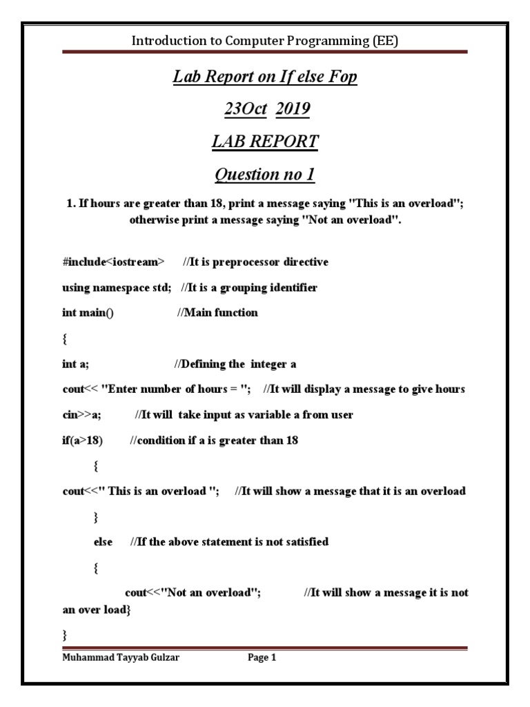 Fop If Else | Download Free PDF | Integer (Computer Science ...