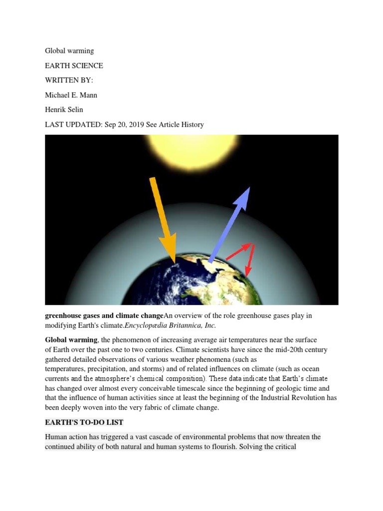 An In-Depth Overview of Global Warming: Causes, Scientific Evidence ...