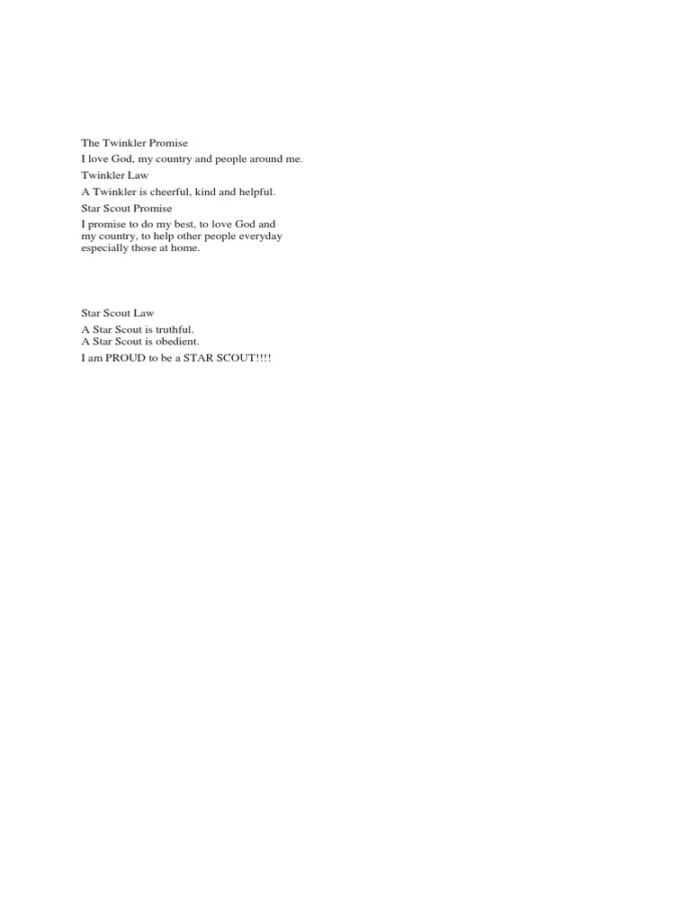 The Twinkler Promise | PDF