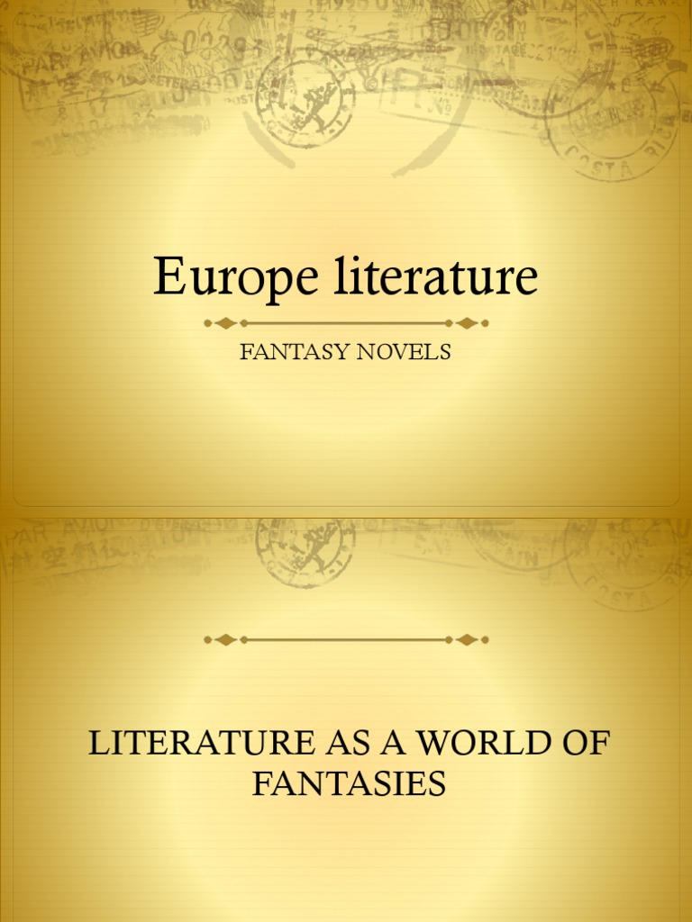 Europe Literature: Fantasy Novels | PDF