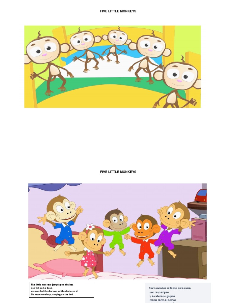Five Little Monkeys | PDF