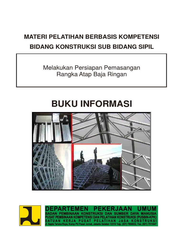 Modul Melakukan Persiapan Pemasangan Rangka Atap Baja Ringan | PDF