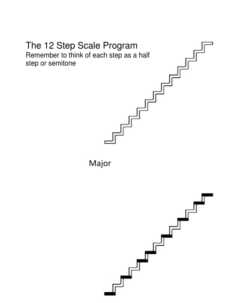 The 12 Step Scale Program: Remember To Think of Each Step As A Half ...