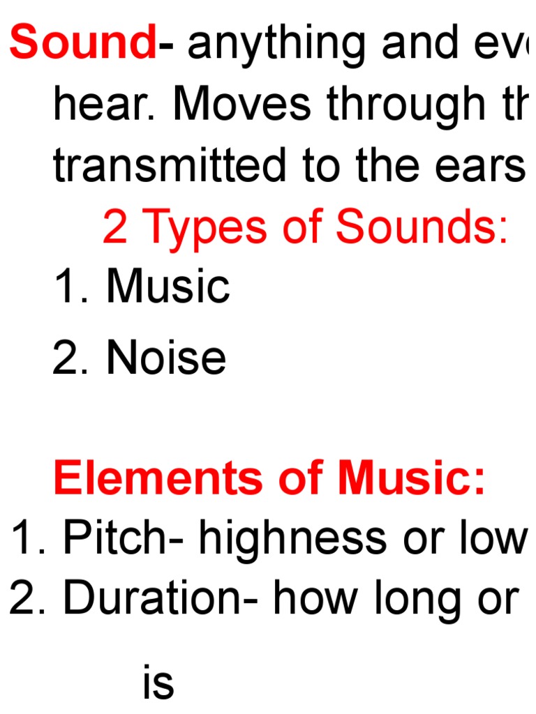 Elements of Music-Lesson | PDF
