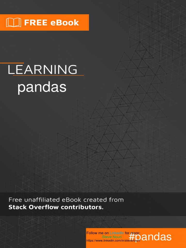 Learning Pandas | PDF | Comma Separated Values | Computer Data