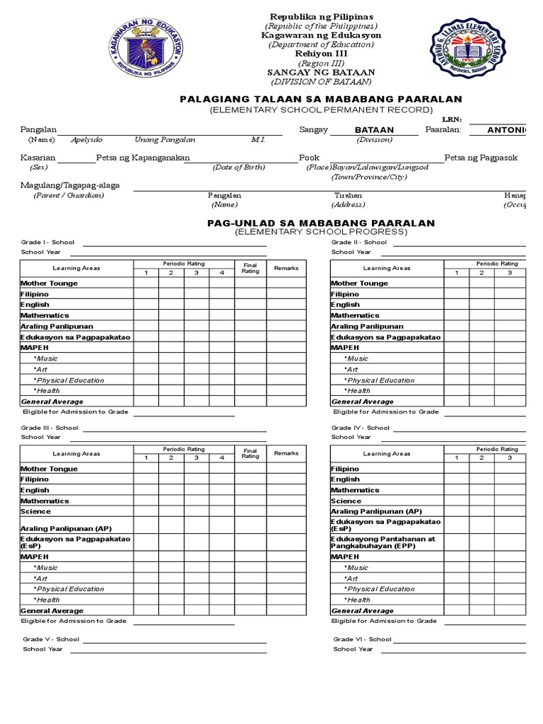 Form 137-k To 12 New | Download Free PDF | Behavior Modification | Learning