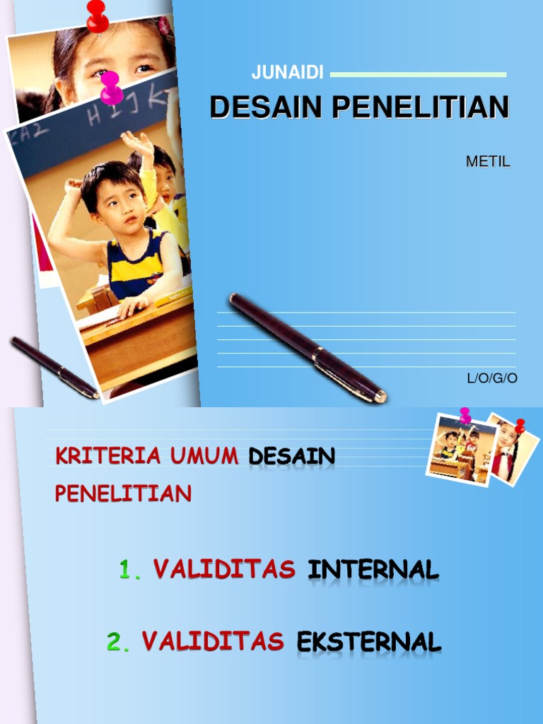 16.validitas Desain Penelitian | PDF | Computing | Software