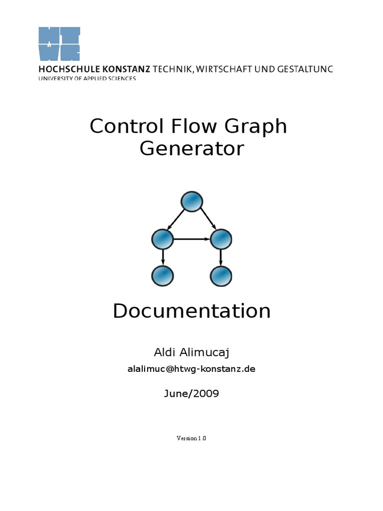 Control Flow Graph Generator: Aldi Alimucaj | PDF | Computer ...